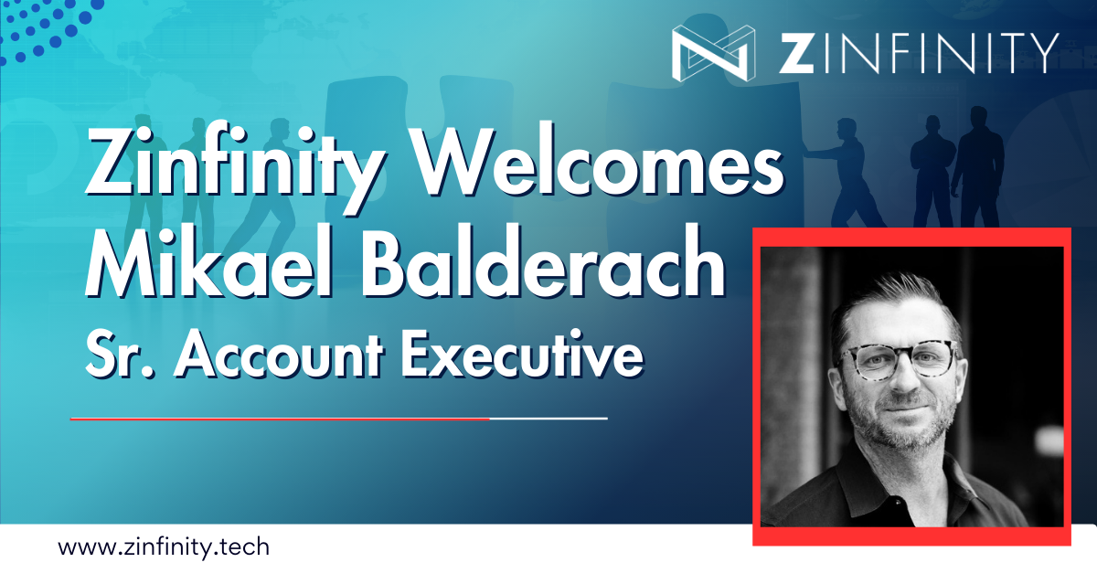 Zinfinity Welcomes Mikael Balderach To The Team - Zinfinity Dream Team